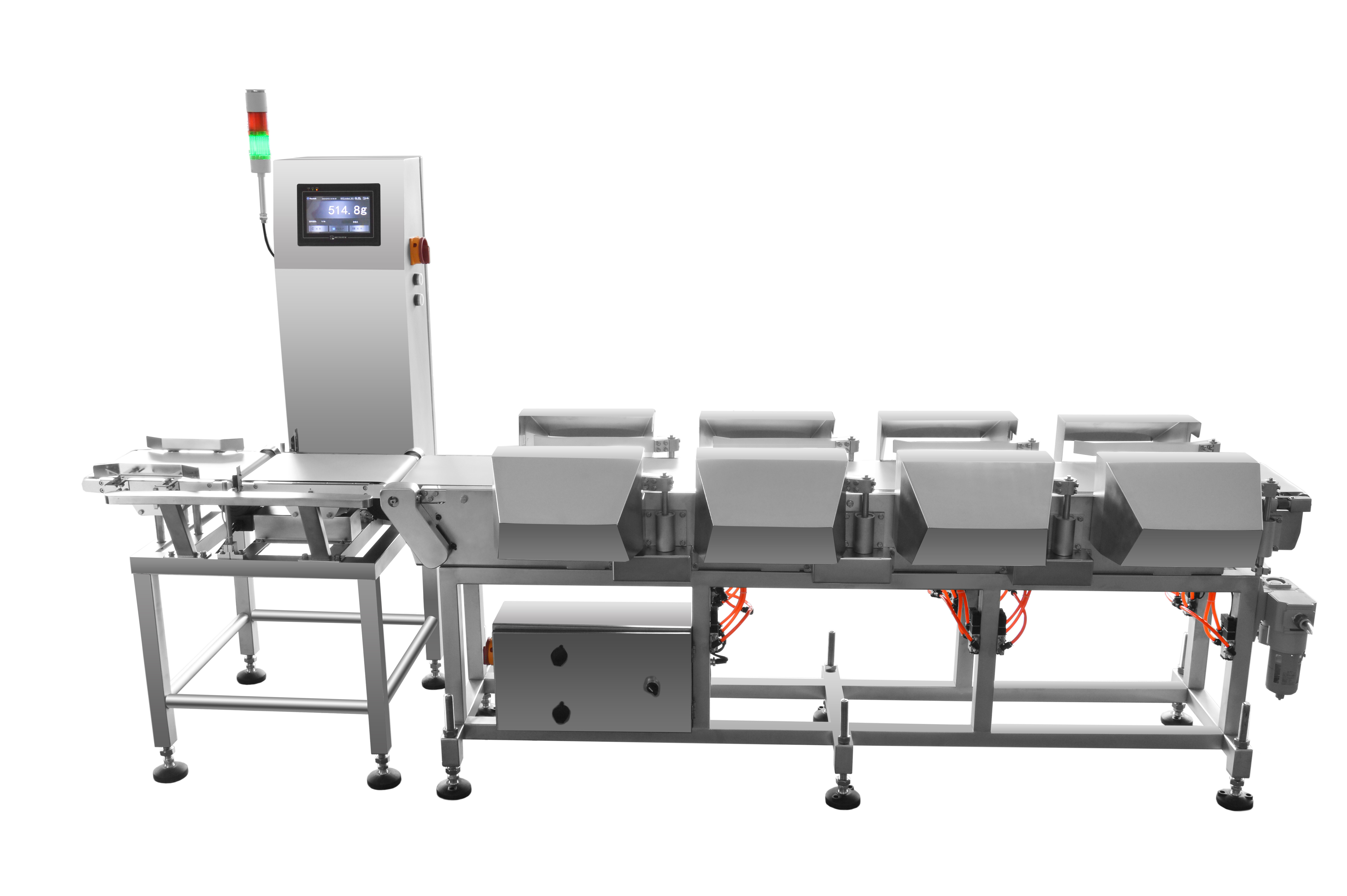 Multi-sorting Check weigher, BT-IXL-SG Series,max sorting 12 level